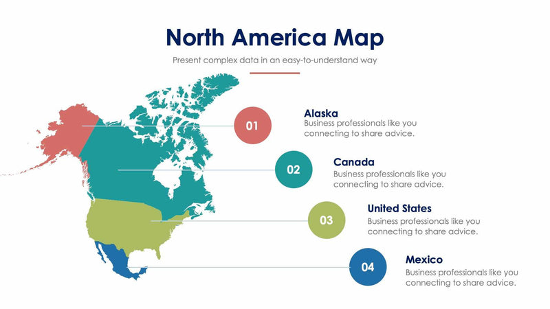 North America Map Slides | Infografolio