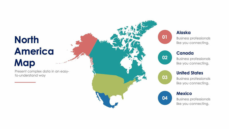 North America Map Slides – Infografolio