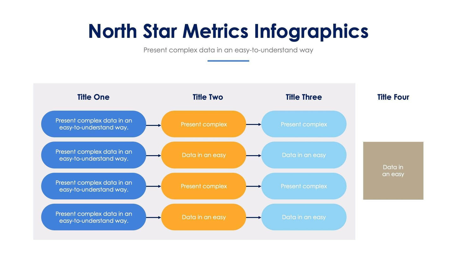 North Star Metrics Slide Infographic Template S07262204 – Infografolio
