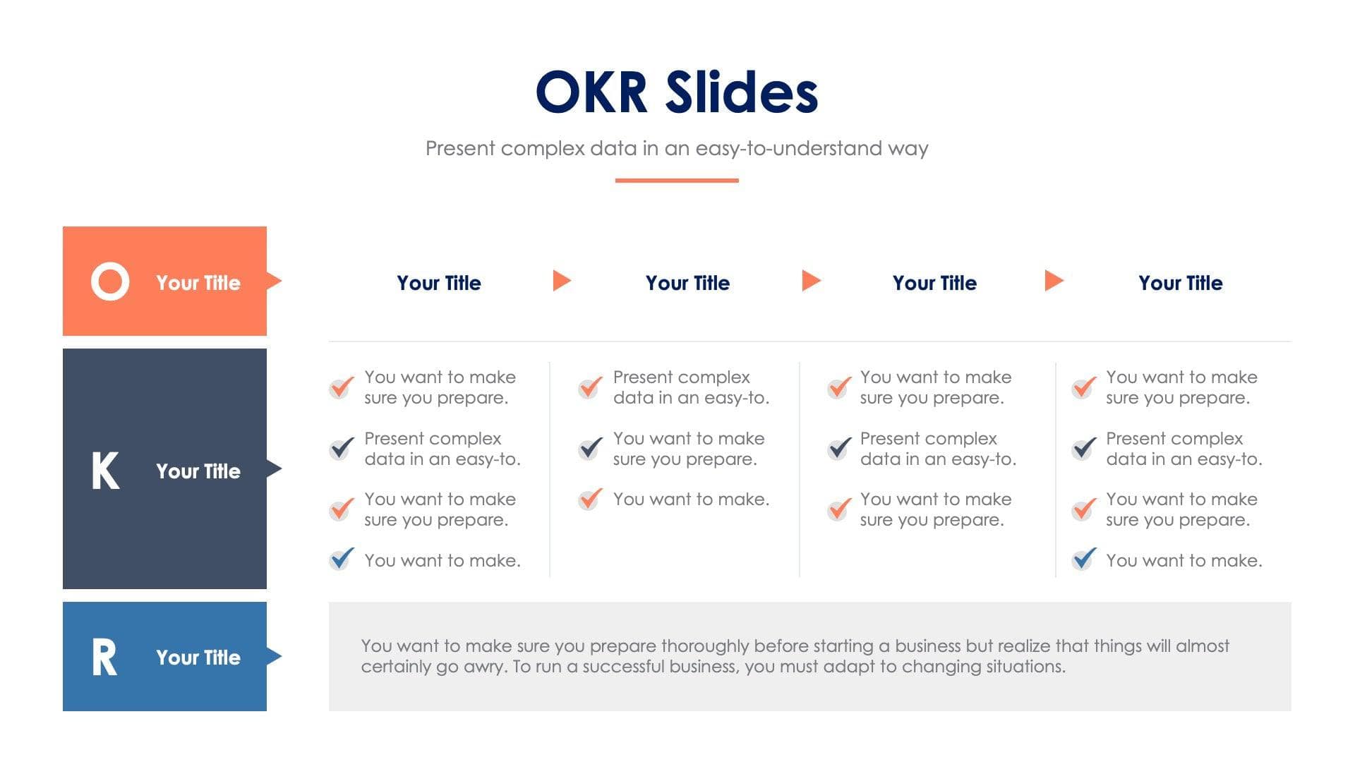 OKR Slide Infographic Template S06072202 | Infografolio