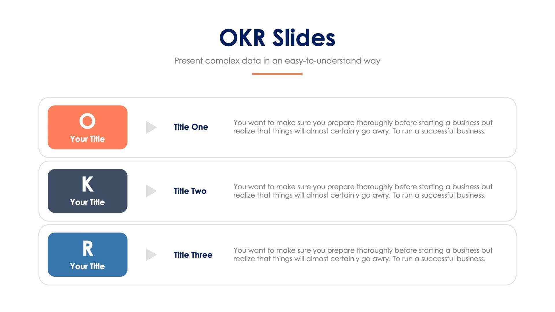OKR Slide Infographic Template S06072203 | Infografolio