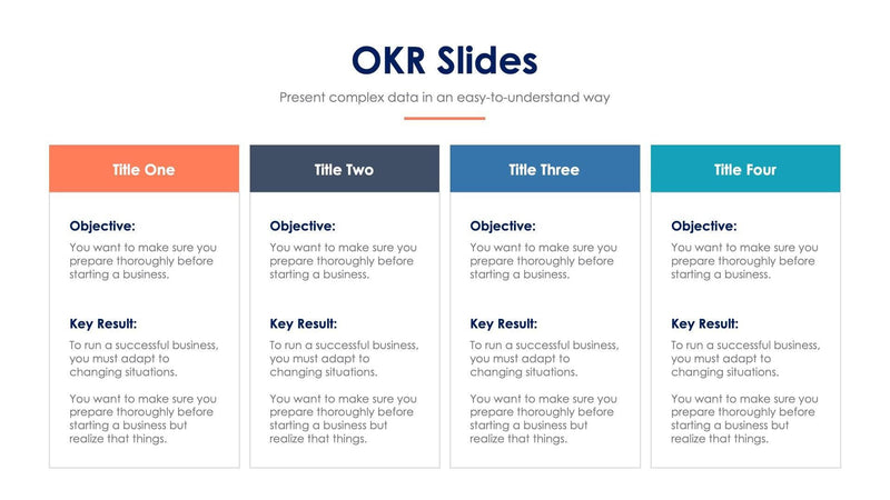 OKR Slides | Infografolio