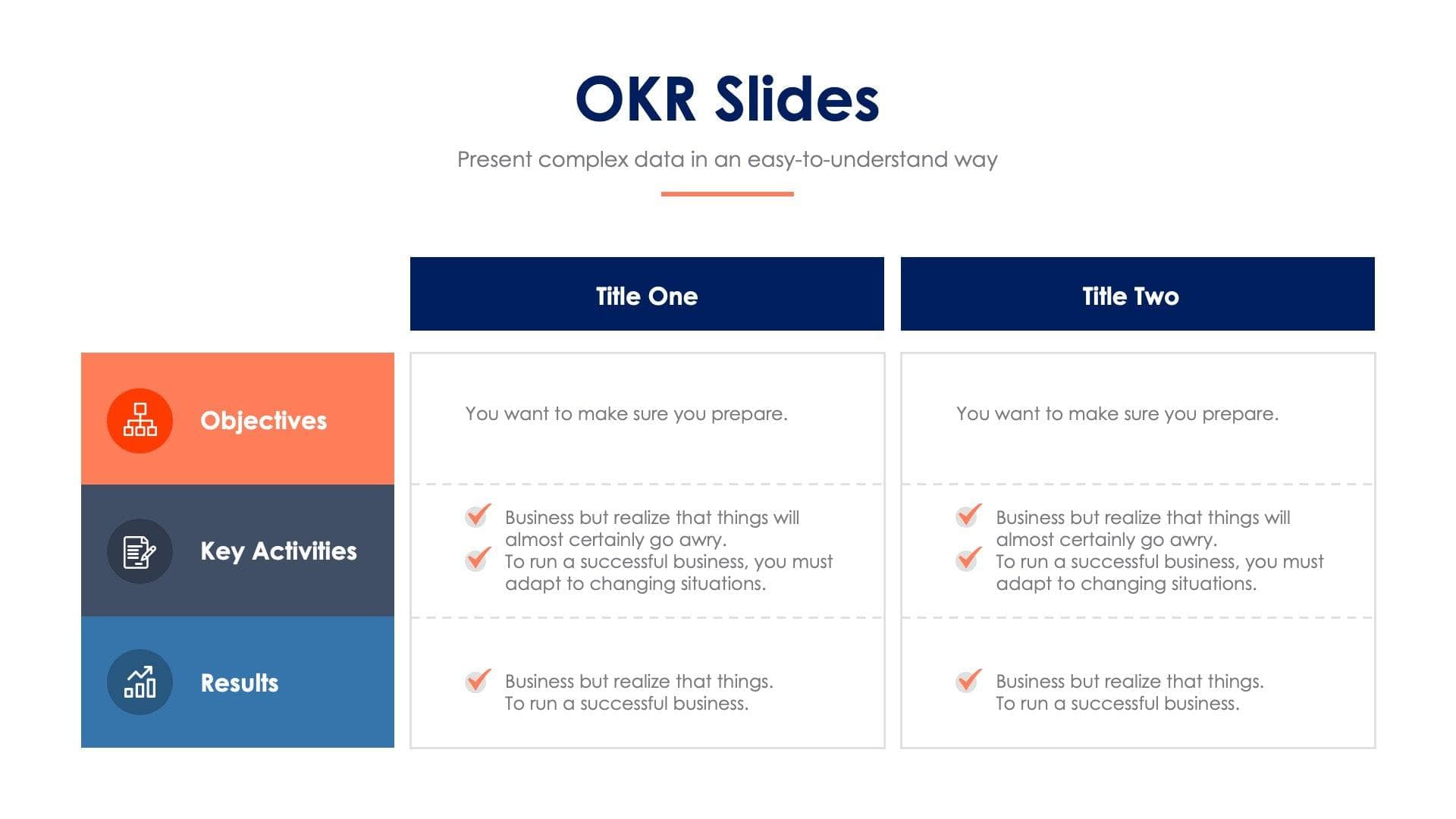 OKR Slide Infographic Template S06072210 | Infografolio
