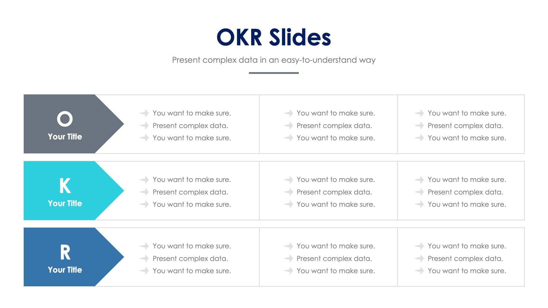 OKR Slide Infographic Template S06072214 | Infografolio