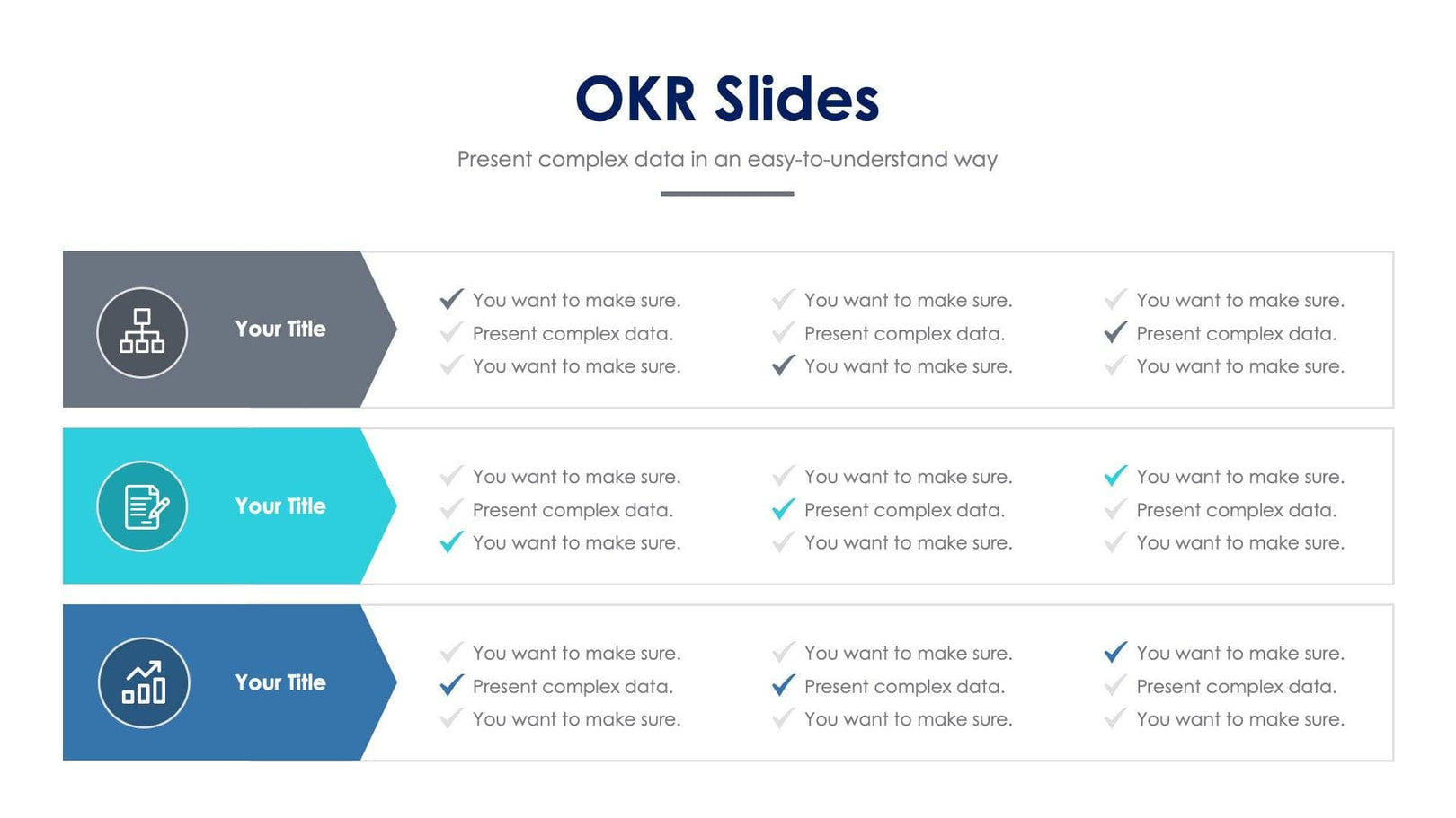 OKR Slide Infographic Template S06072220 – Infografolio