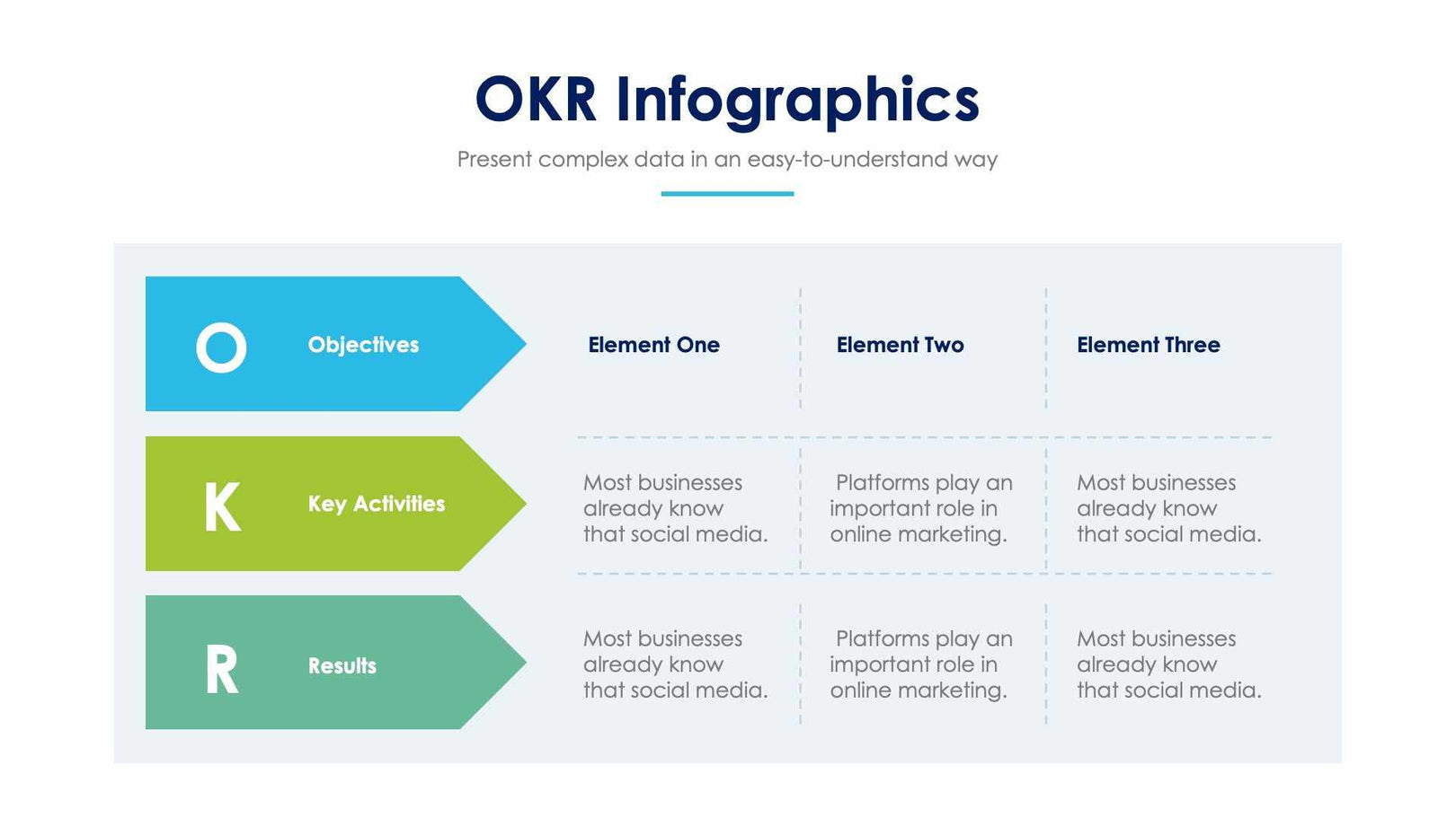 OKR Slide Infographic Template S12032115 – Infografolio