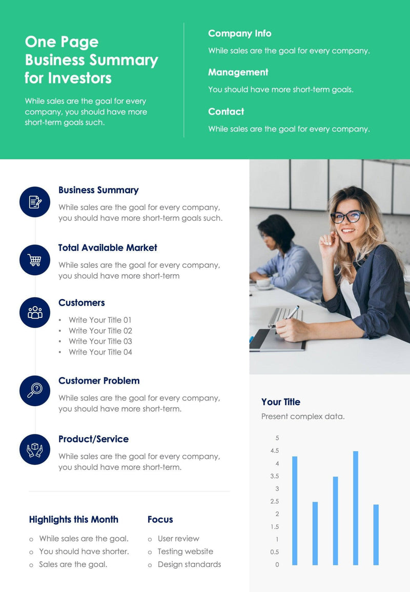 Business-One-Pagers | Infografolio