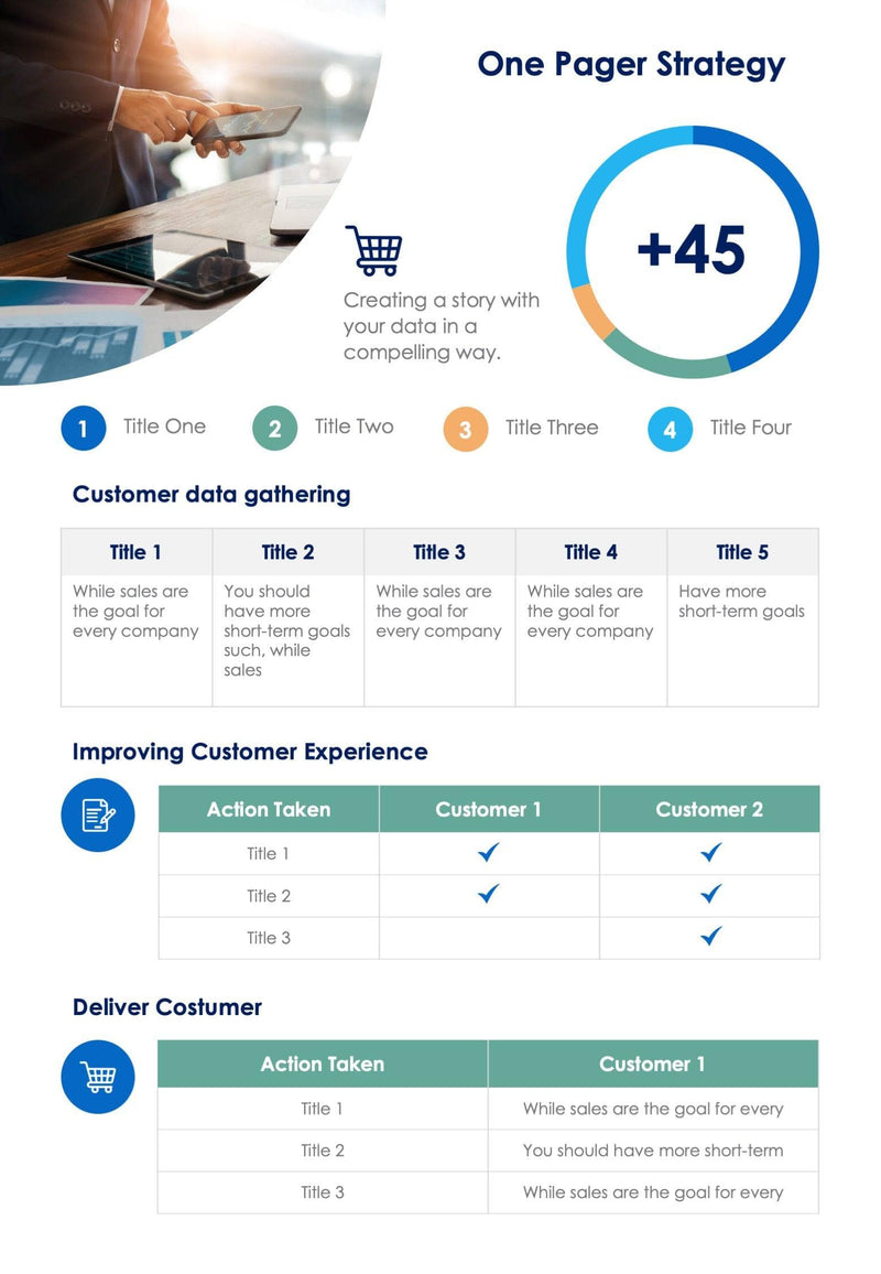 Strategy-One-Pagers | Infografolio