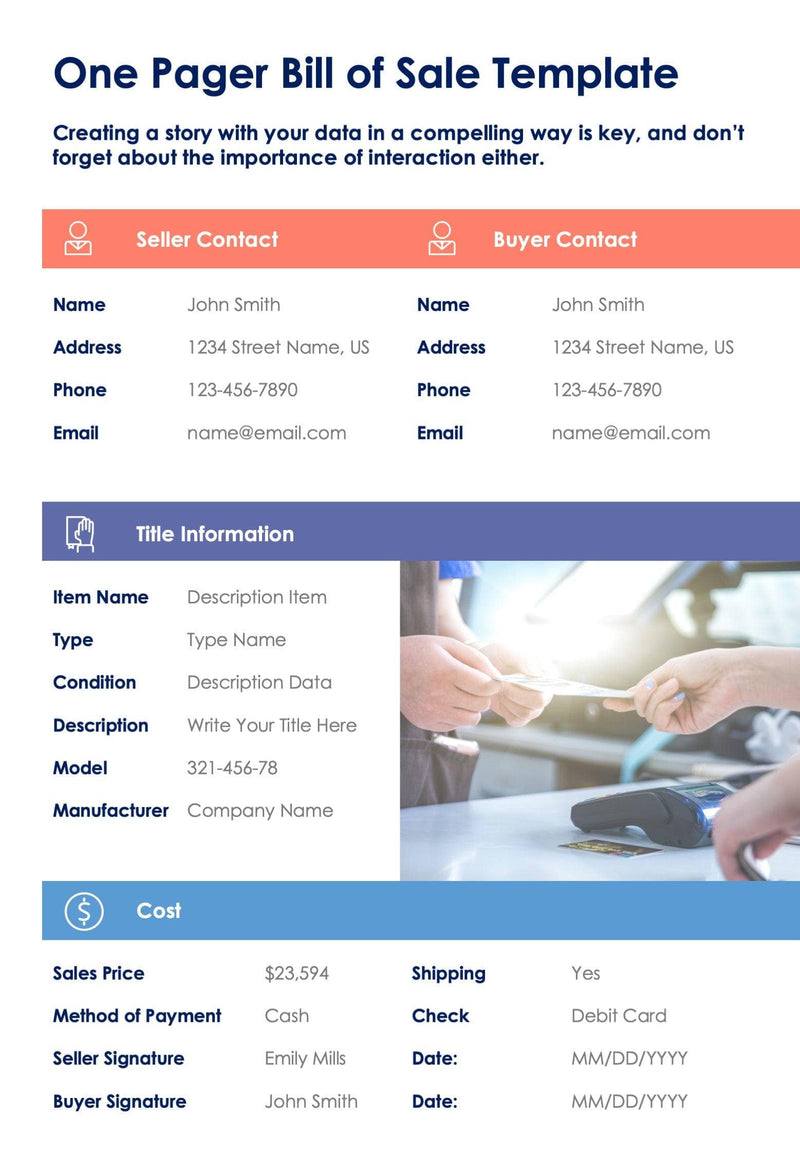 Sales-One-Pagers – Infografolio
