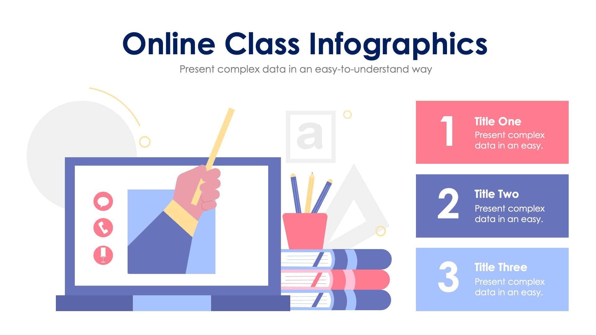 Online Class Slide Infographic Template S01132302 | Infografolio