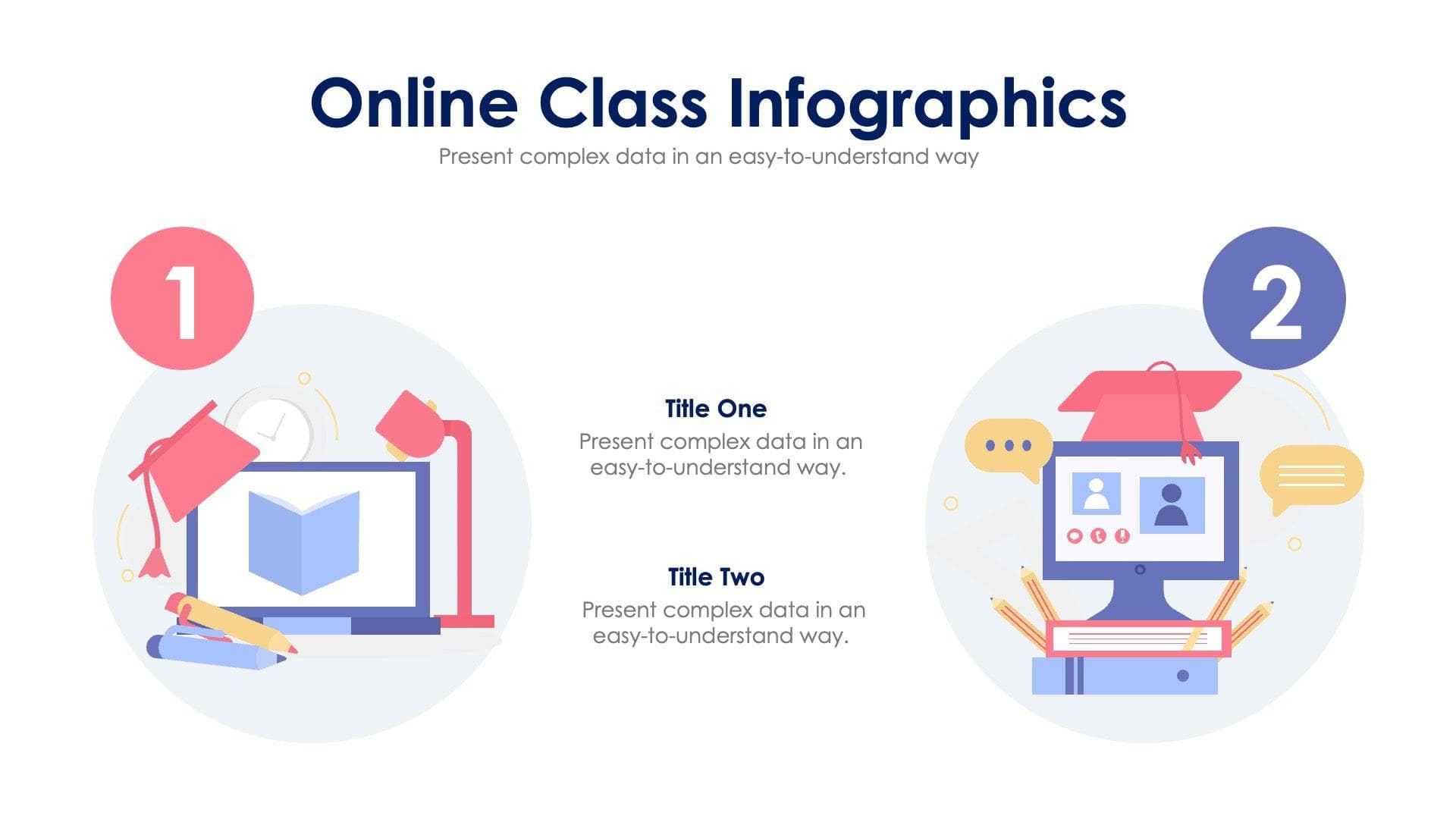 Online Class Slide Infographic Template S01132308 | Infografolio