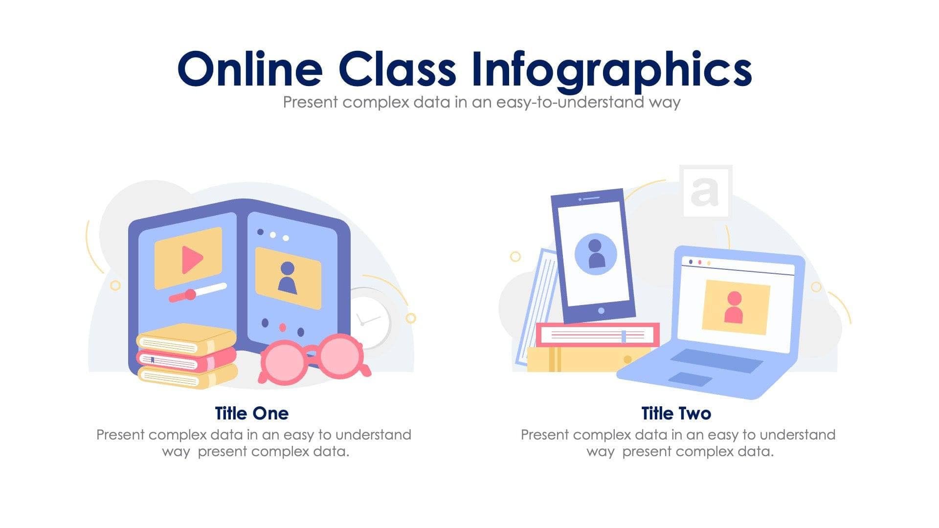Online Class Slide Infographic Template S01132310 | Infografolio