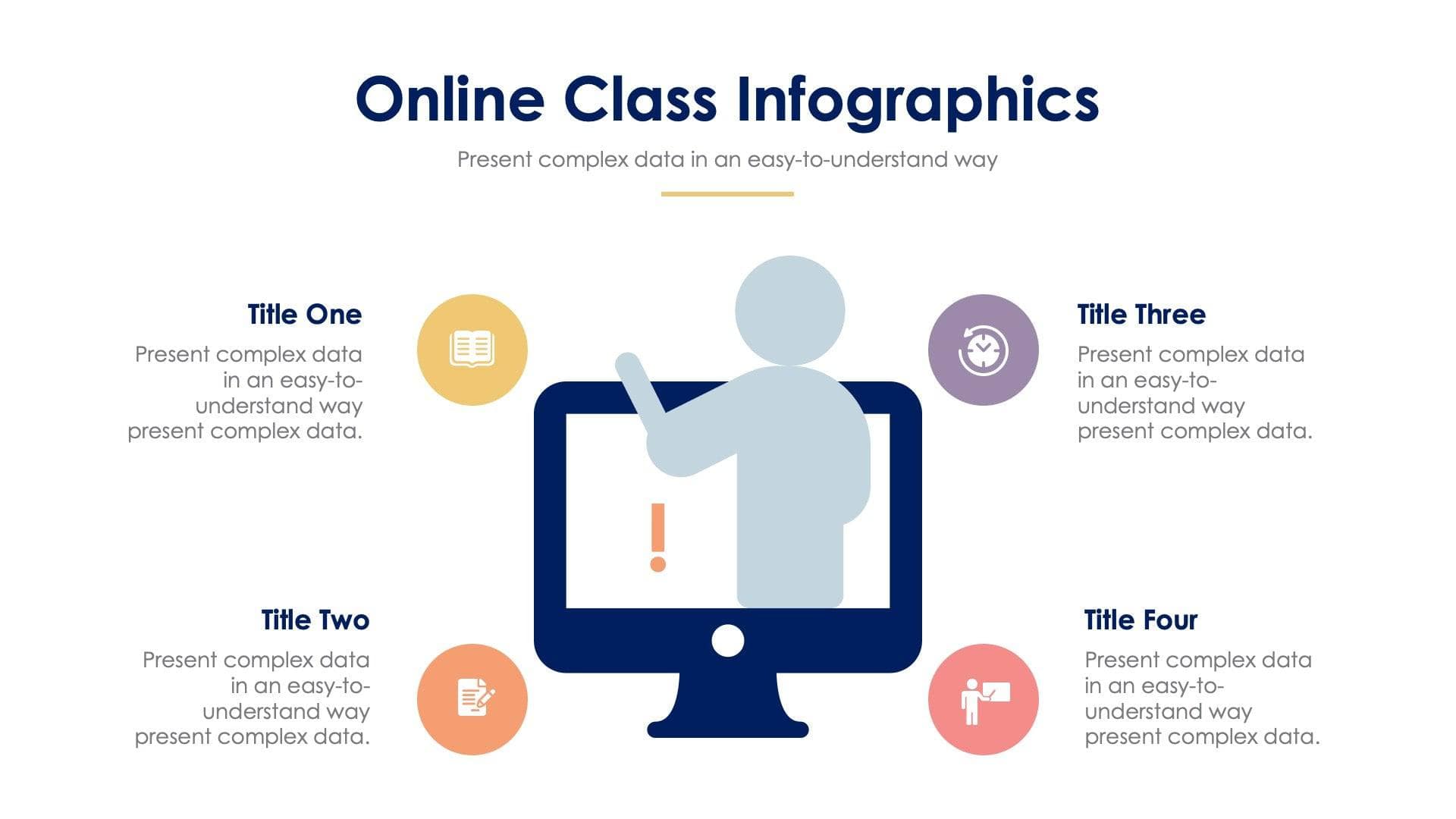 Online Class Slide Infographic Template S04112203 | Infografolio