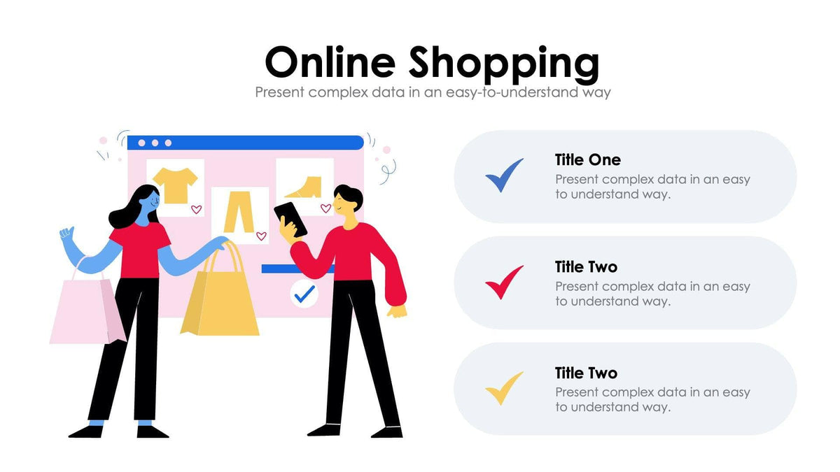 Online Shopping Slide Infographic Template S01102302 – Infografolio