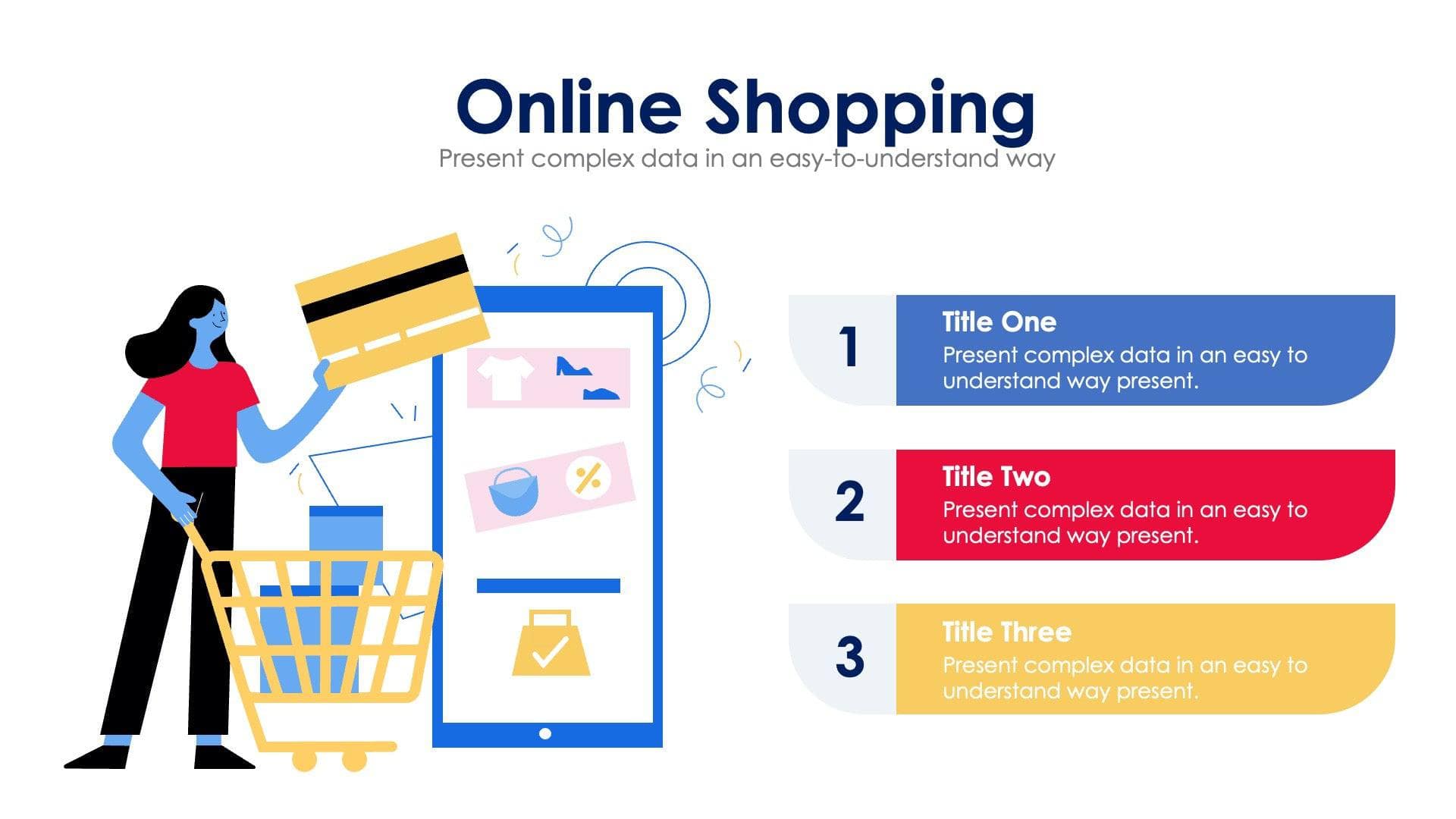 Online Shopping Slide Infographic Template S01102307 | Infografolio