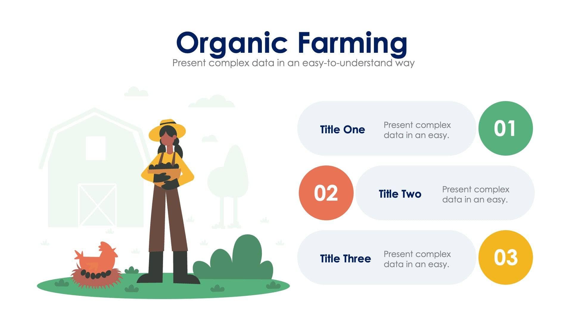 Organic Farming Slide Infographic Template S01122301 | Infografolio