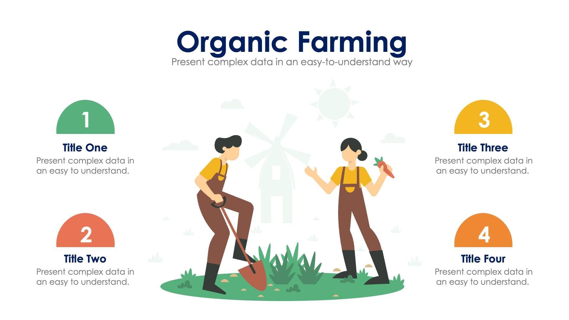 Organic Farming Slide Infographic Template S01122304 | Infografolio
