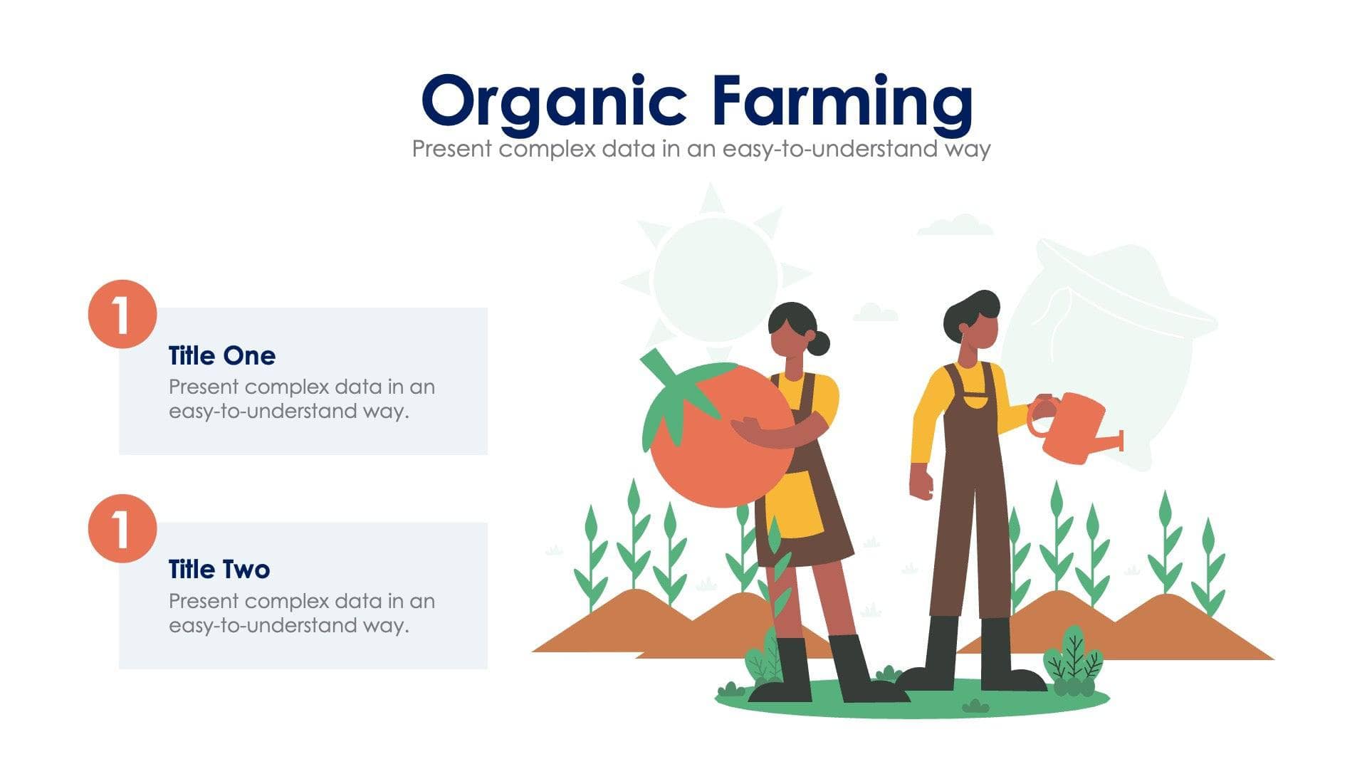Organic Farming Slide Infographic Template S01122307 – Infografolio