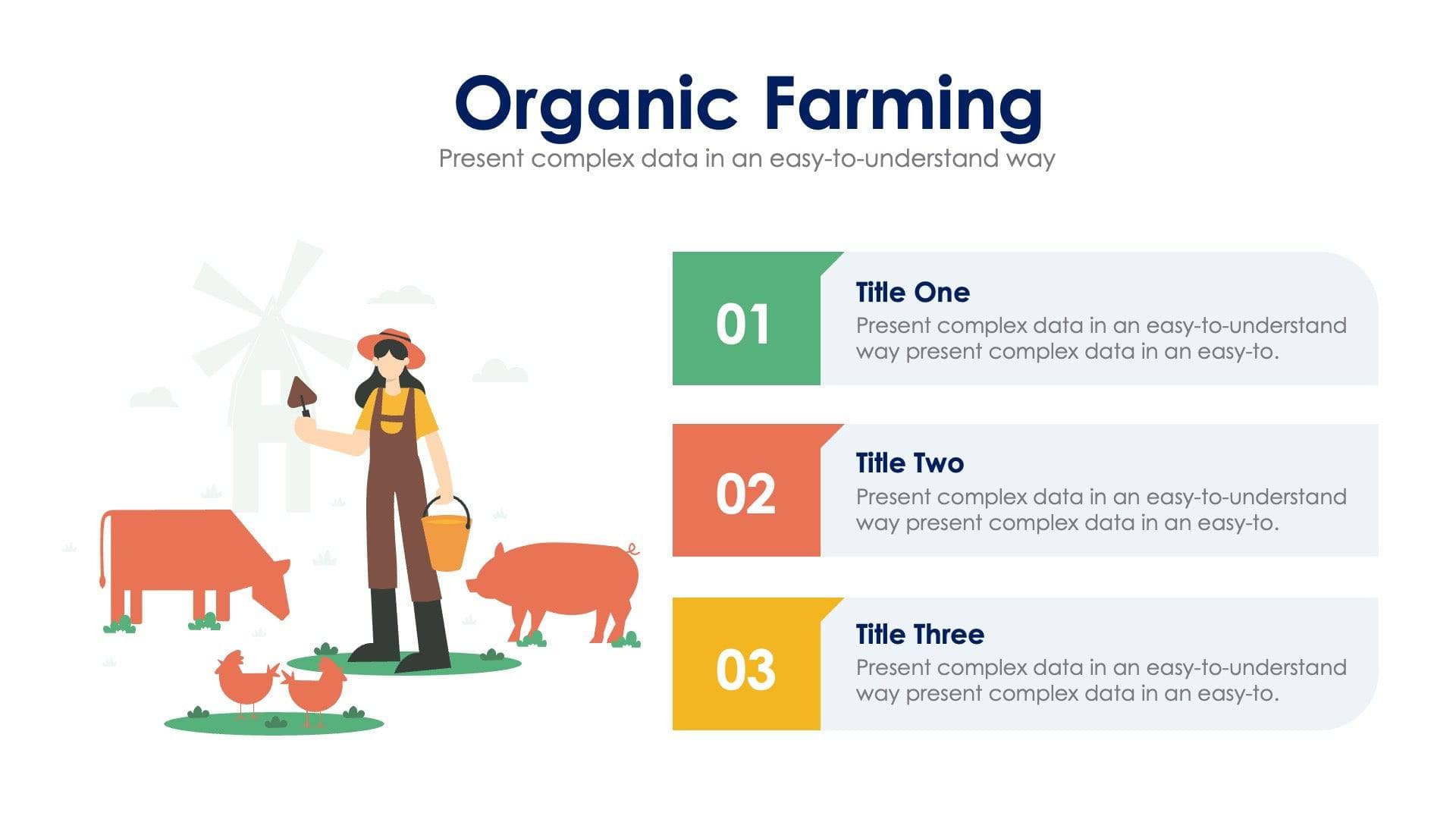 Organic Farming Slide Infographic Template S01122308 | Infografolio