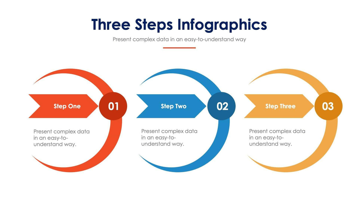 Three Steps Slide Infographic Template S06082201 – Infografolio