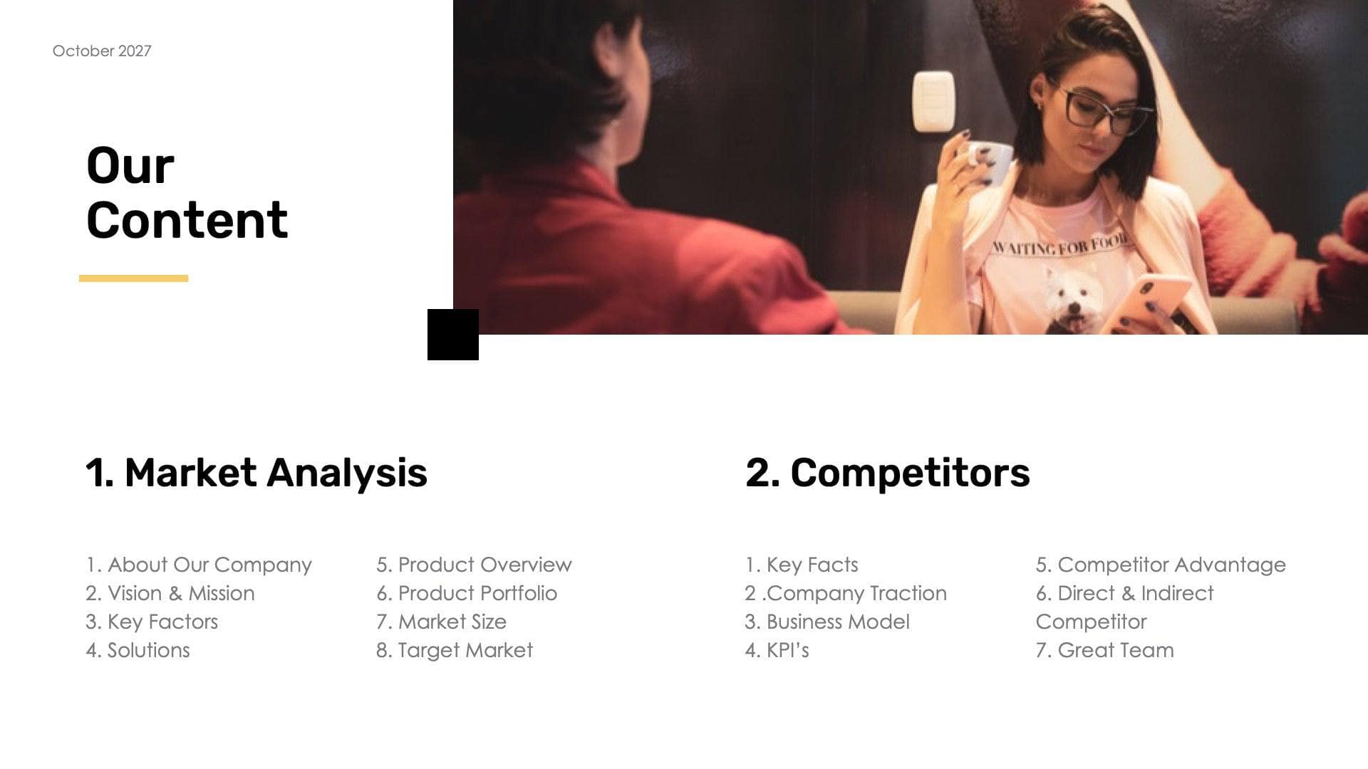 Our Content Slide Template S10172202 | Infografolio