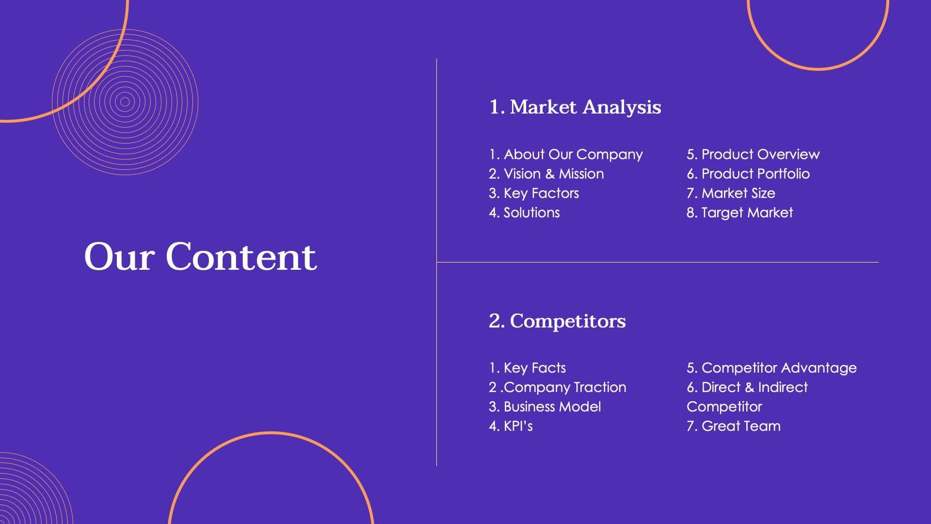 Our Content Slide Template S10312201 | Infografolio