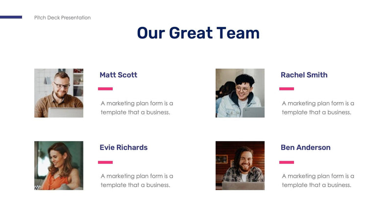 Our-Great-Team-Slides | Infografolio