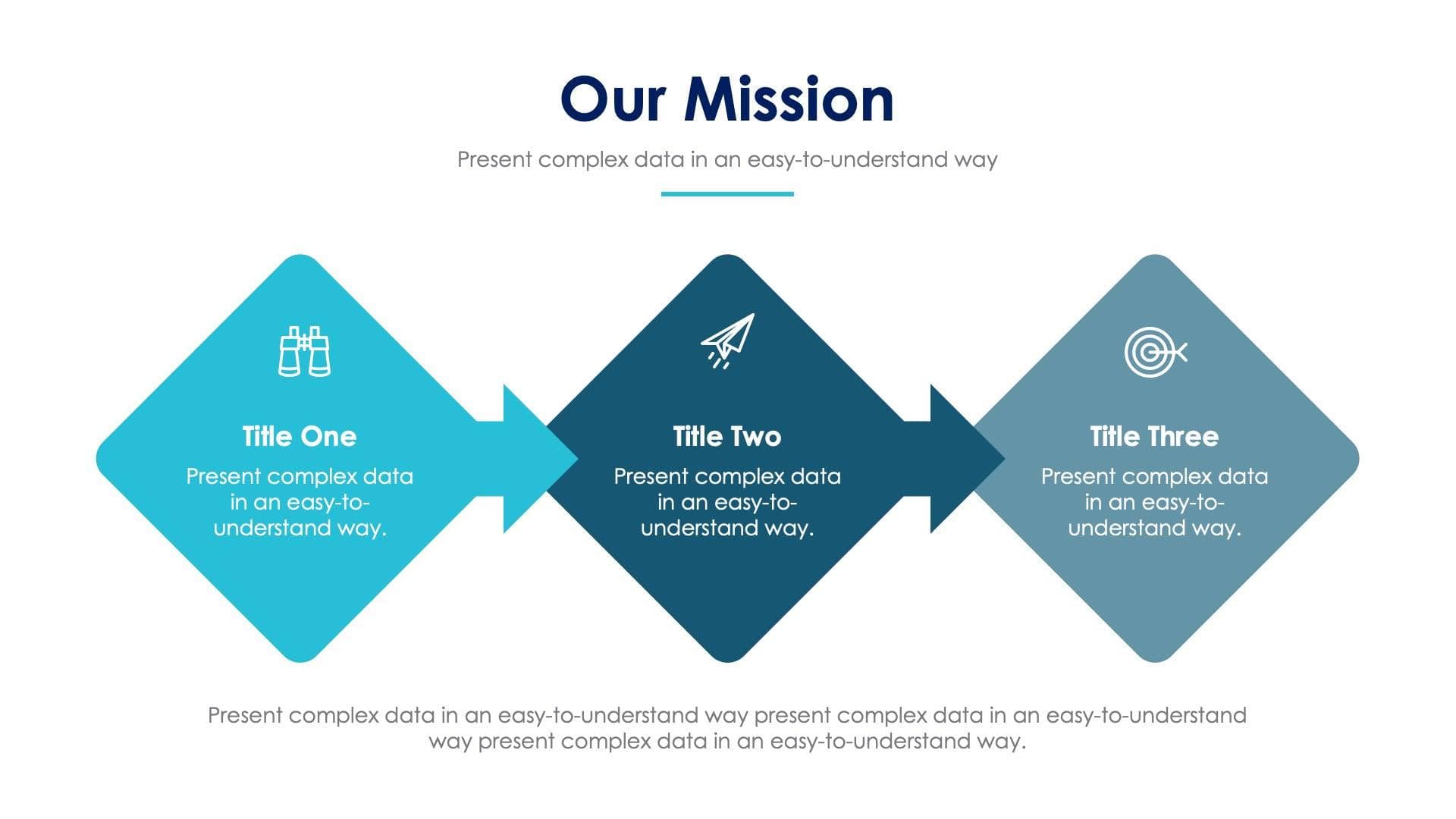 Our Mission Slide Infographic Template S06082207 | Infografolio