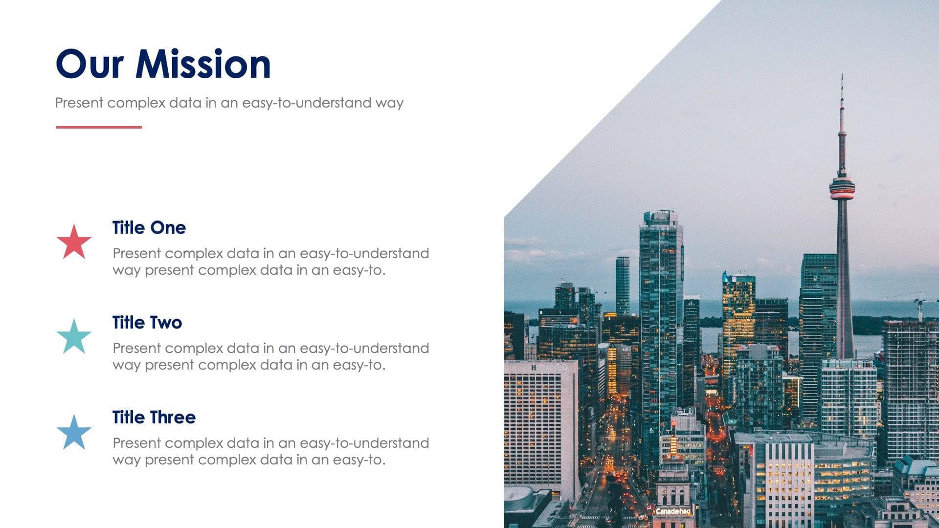 Our Mission Slide Infographic Template S06082211 | Infografolio