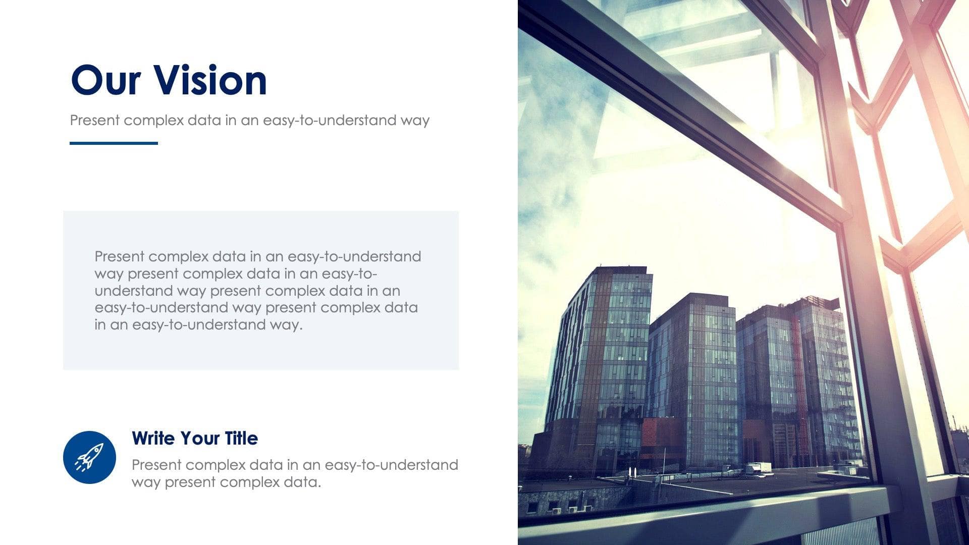 Our Vision Slide Infographic Template S06092207 | Infografolio