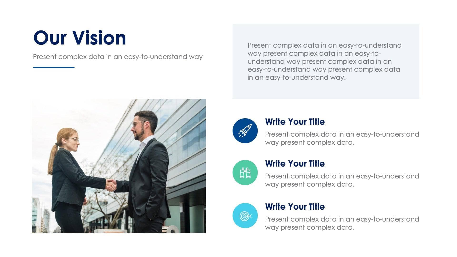Our Vision Slide Infographic Template S06092219 | Infografolio