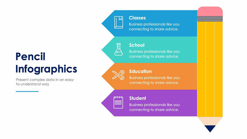 Pencil Slides | Infografolio