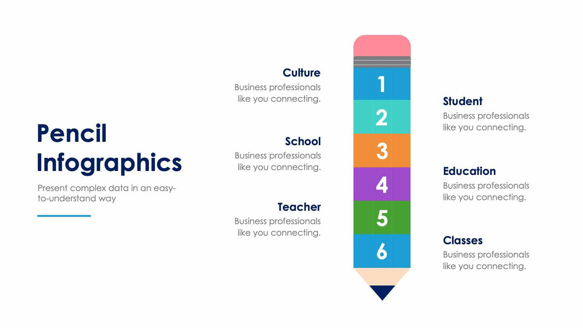 Pencil Slide Infographic Template S12232106 – Infografolio