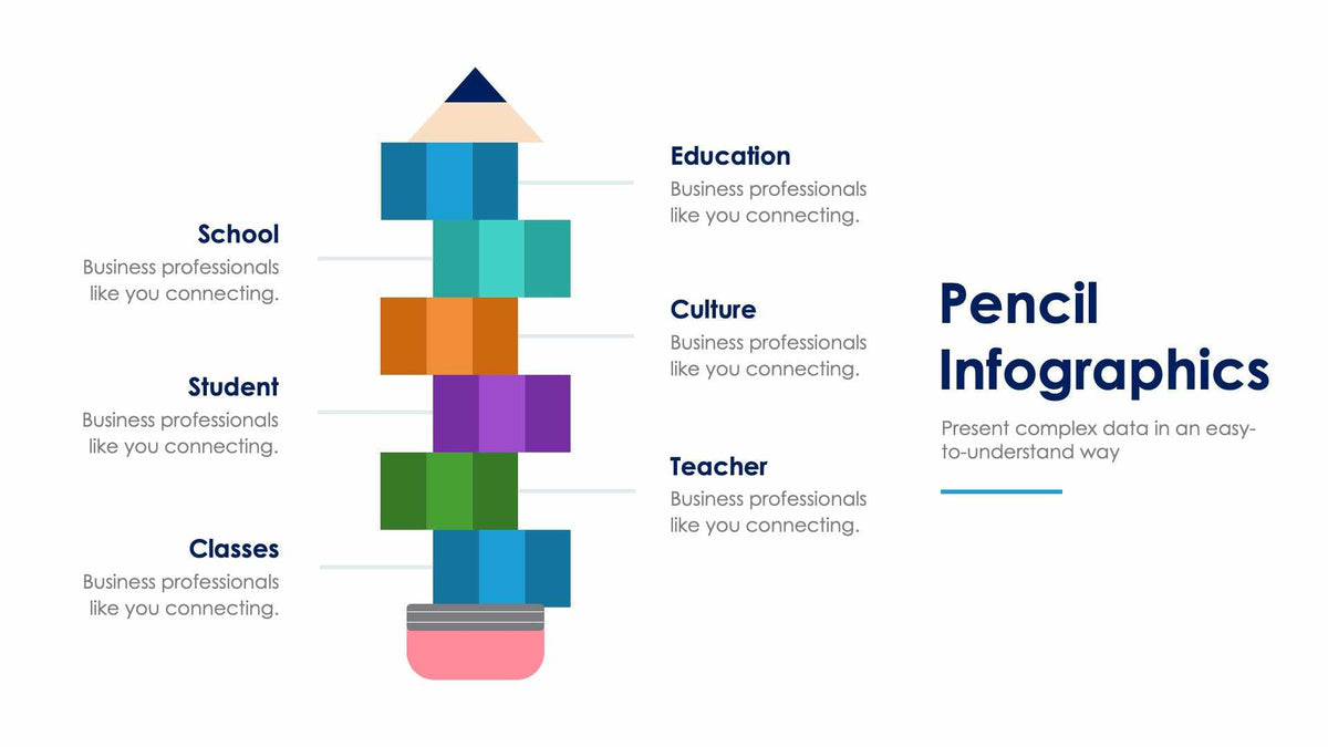 Pencil Slide Infographic Template S12232108 – Infografolio
