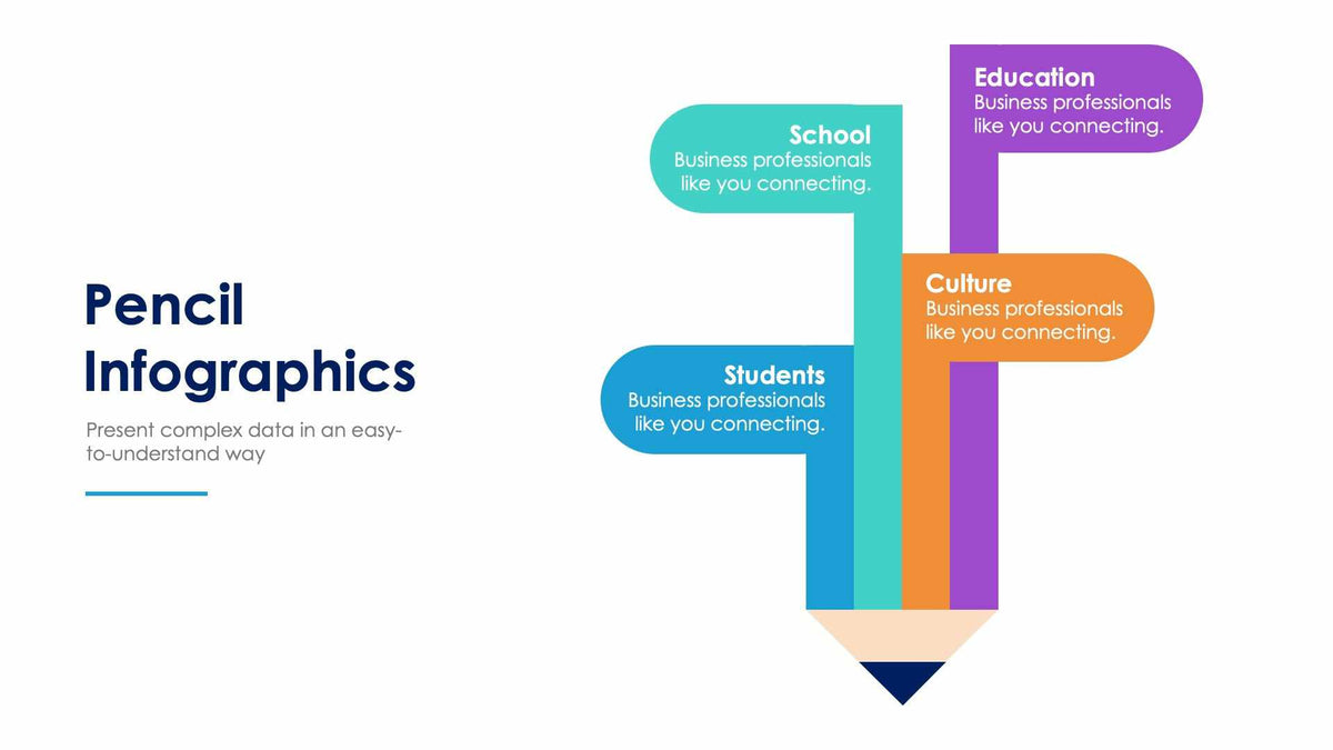 Pencil Slide Infographic Template S12232109 – Infografolio