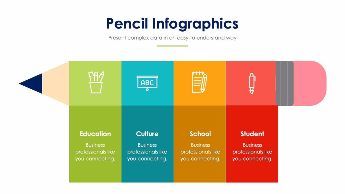 Pencil Slide Infographic Template S12232111 – Infografolio