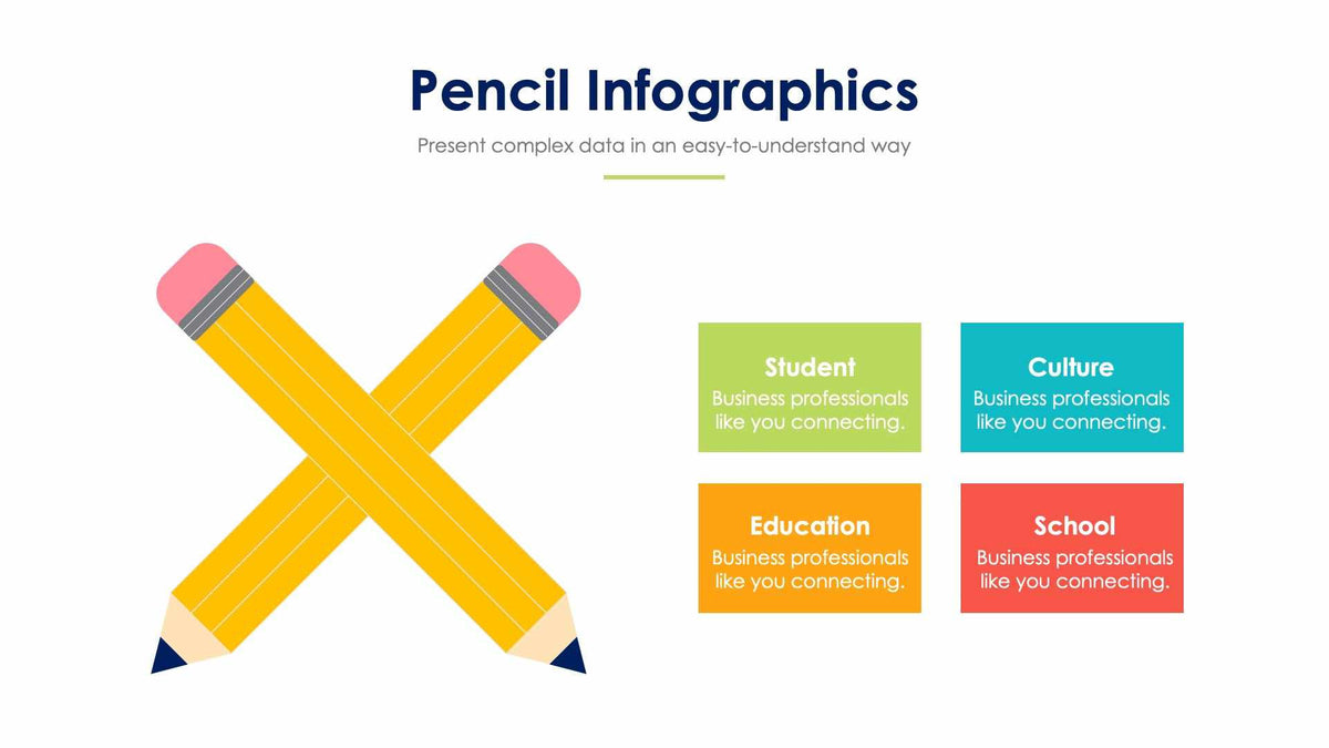 Pencil Slide Infographic Template S12232117 – Infografolio