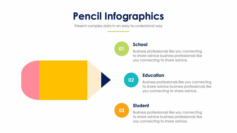 Pencil Slide Infographic Template S12232117 – Infografolio