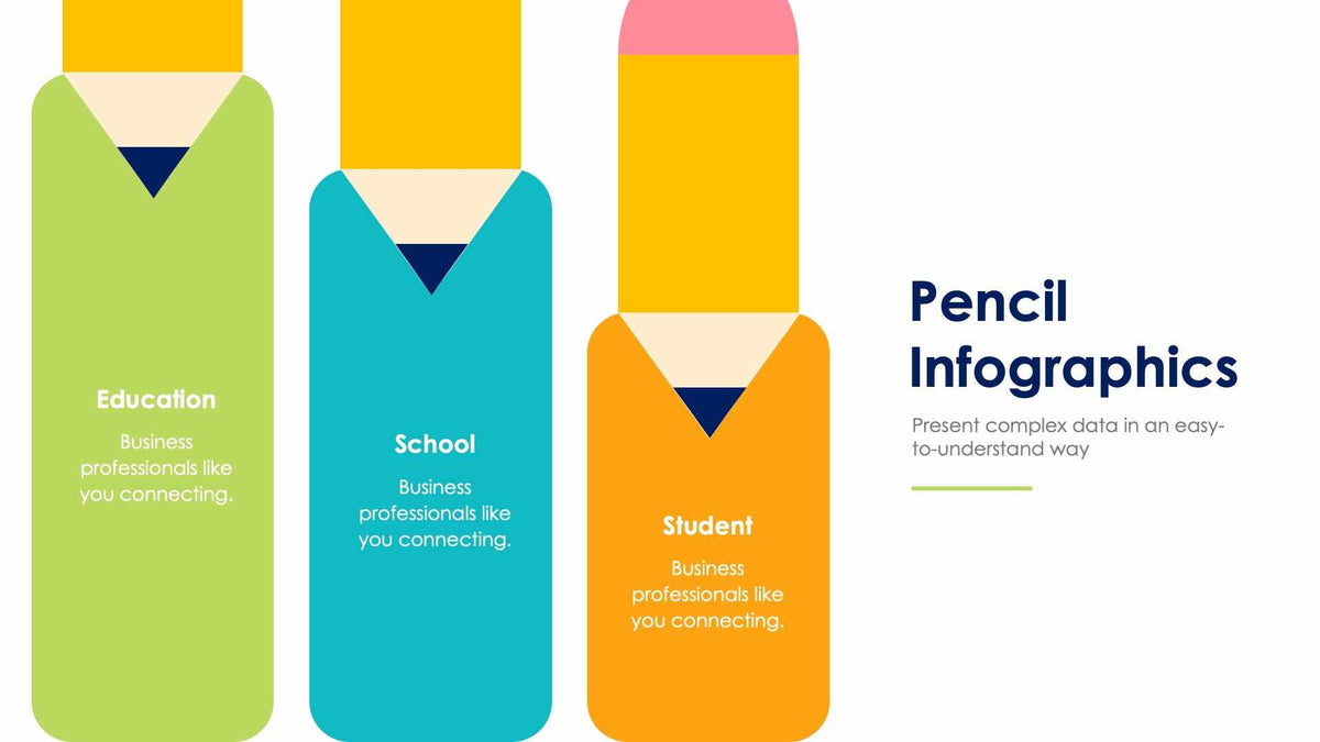 Pencil Slide Infographic Template S12232123 – Infografolio