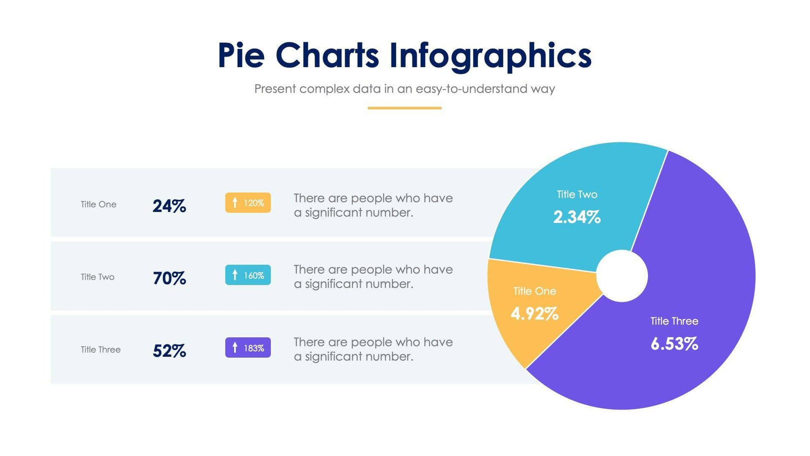 Pie Charts Slide Infographic Template S02062203 – Infografolio
