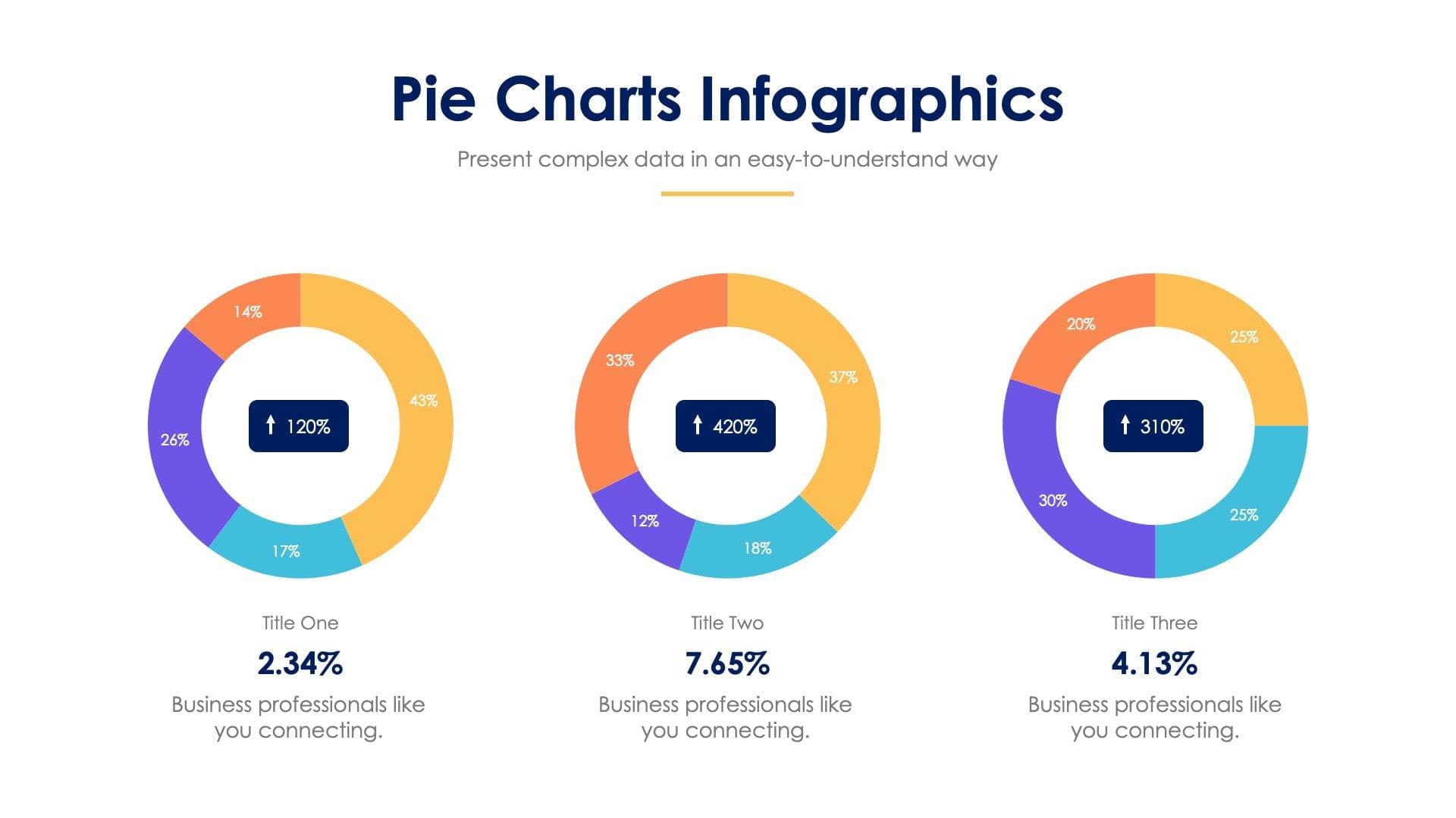 Pie Charts Slide Infographic Template S02062212 | Infografolio