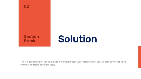 Orange and Blue Minimal and Professional Presentation Sales Deck Templ – Infografolio