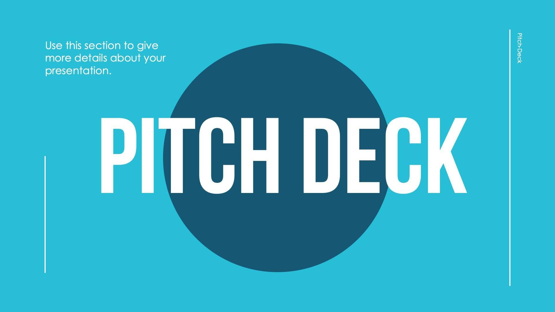 Teal Blue Pitch Deck Template S09282201 | Infografolio