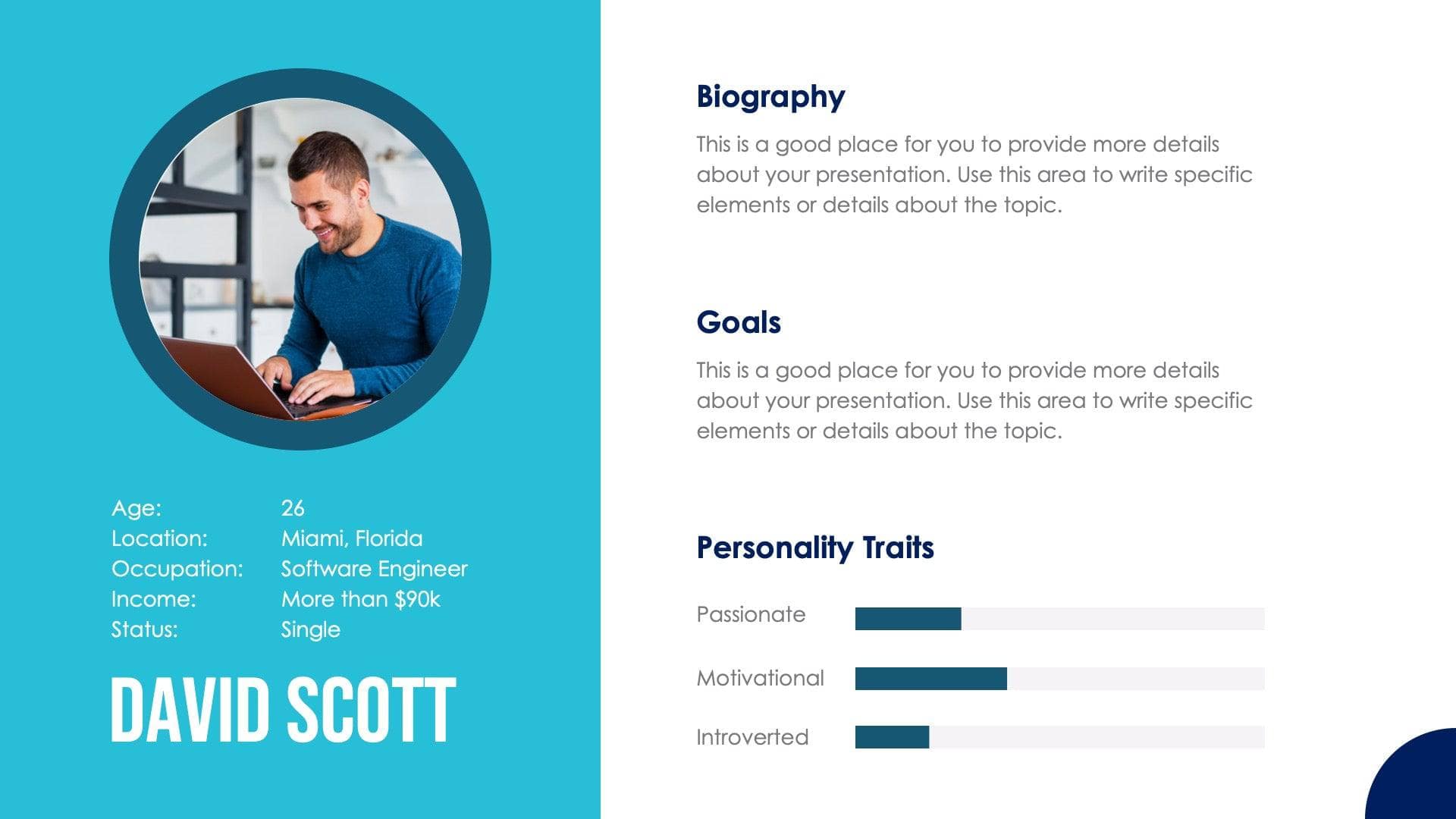 Teal Blue Pitch Deck Template S09282201 | Infografolio