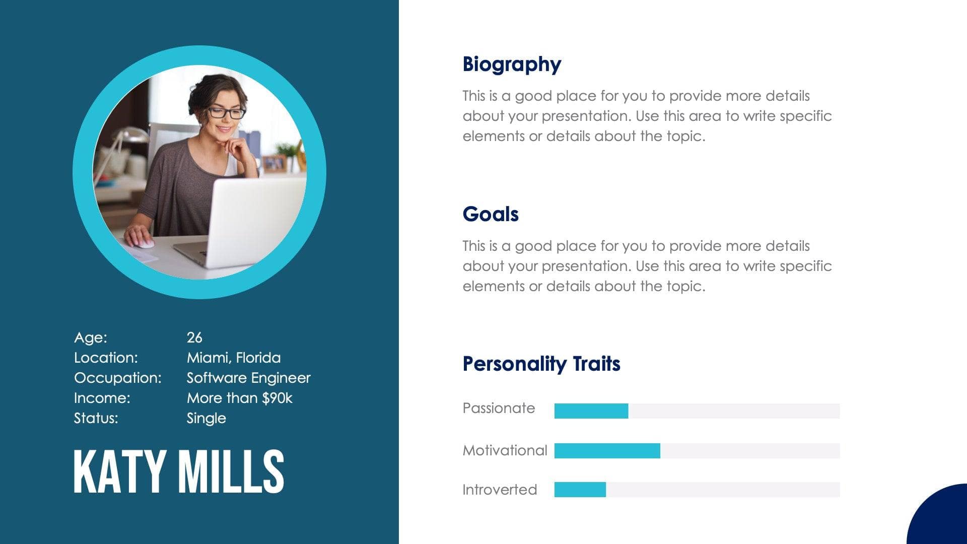 Teal Blue Pitch Deck Template S09282201 | Infografolio