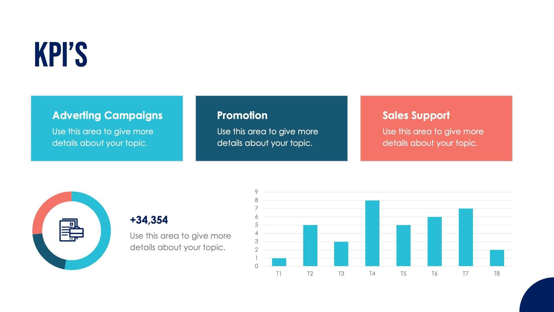 Teal Blue Pitch Deck Template S09282201 | Infografolio