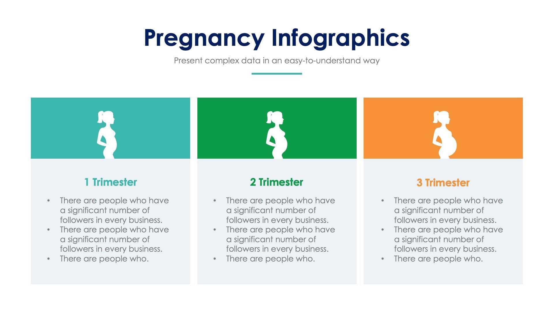 Pregnancy Slide Infographic Template S03022216 | Infografolio