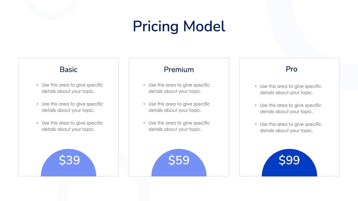 Pricing Model Slide Infographic Template S10052211 – Infografolio