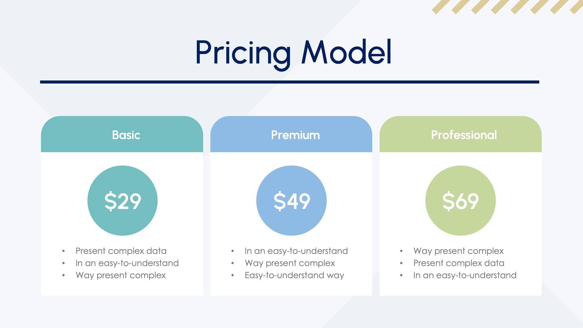 Pricing Model Slide Infographic Template S10052212 | Infografolio