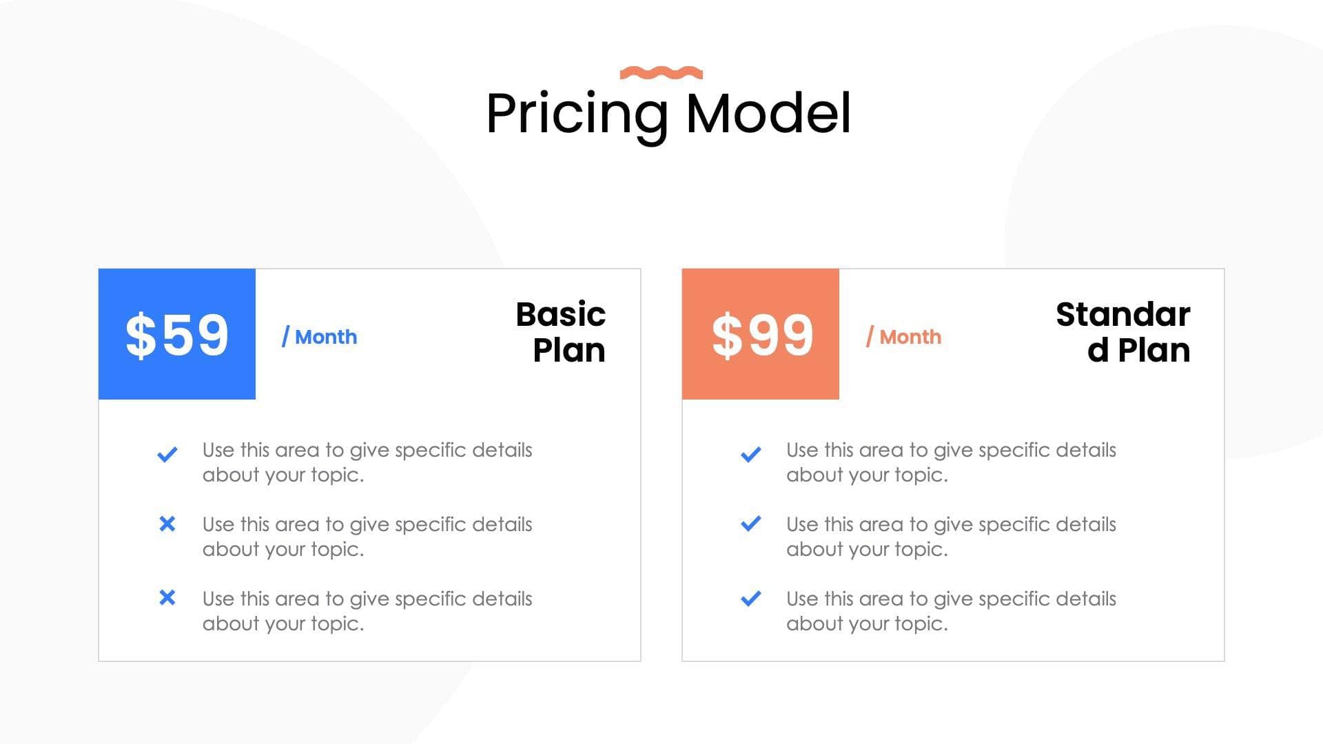 Pricing Model Slide Infographic Template S10052216 | Infografolio